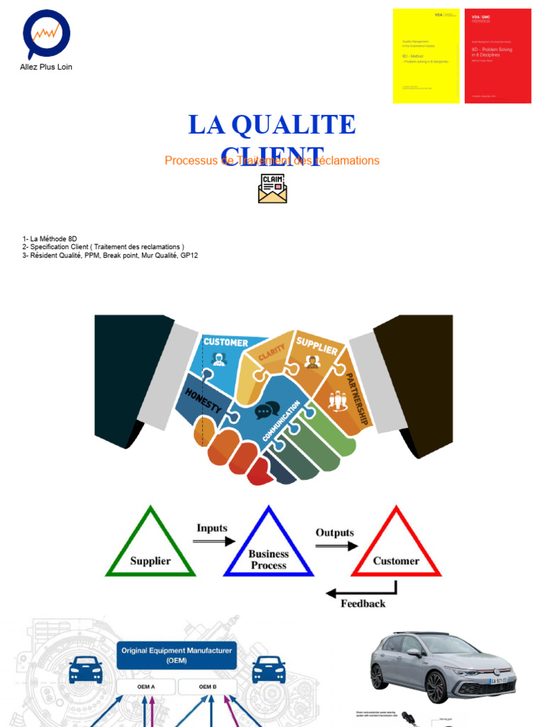 La Qualite Client | PDF | Management de la qualité | Processus d'affaires