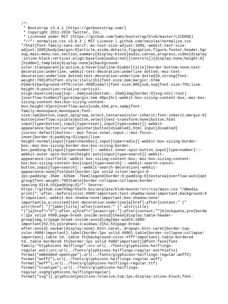 Bootstrap Min | PDF | Typography | Text