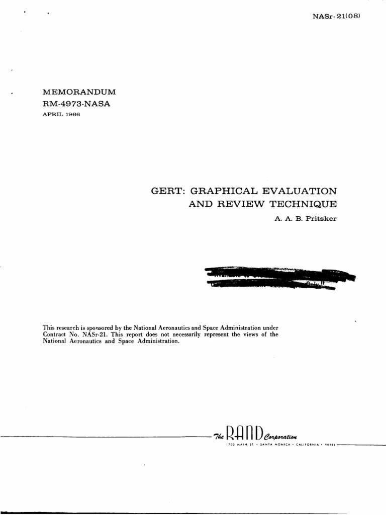 Graphical Evaluation and Review Technique | PDF | Apollo Program ...
