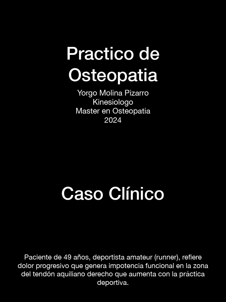 Caso N°3 | PDF | Tobillo | Pie