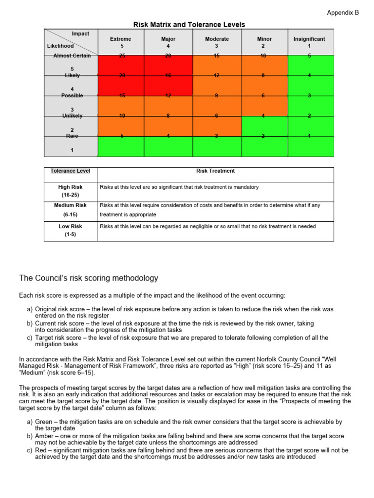 Risk Matrix Template 32 | PDF | Risk