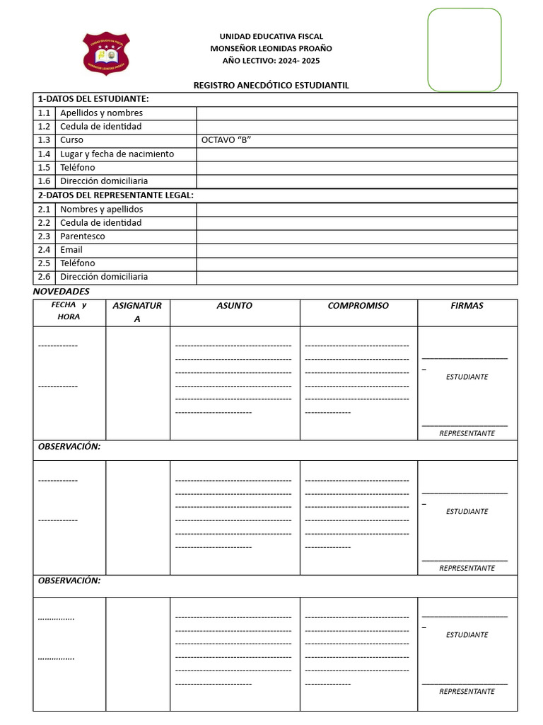 Anecdotico 8vo B | PDF