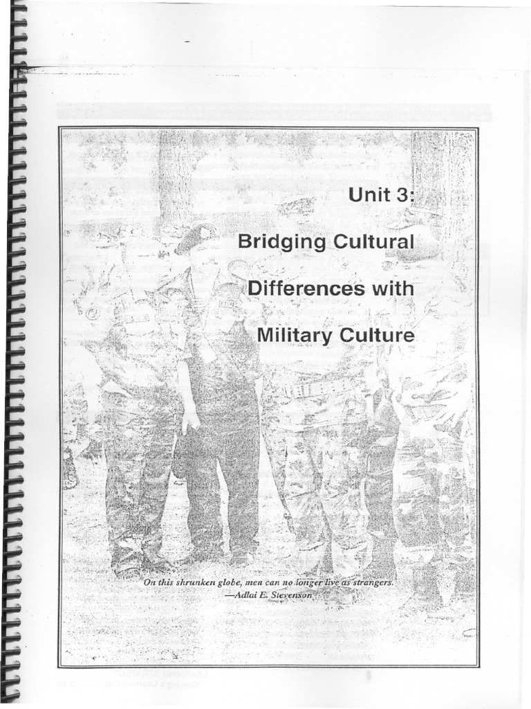 08_Unit 3_Bridging Cultural Differences With Military Culture | PDF