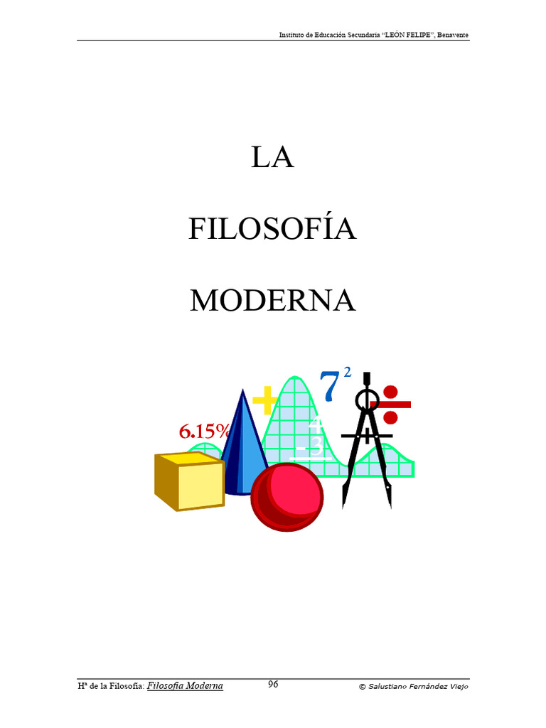 Filosofia Moderna-1 | PDF | René Descartes | Razón