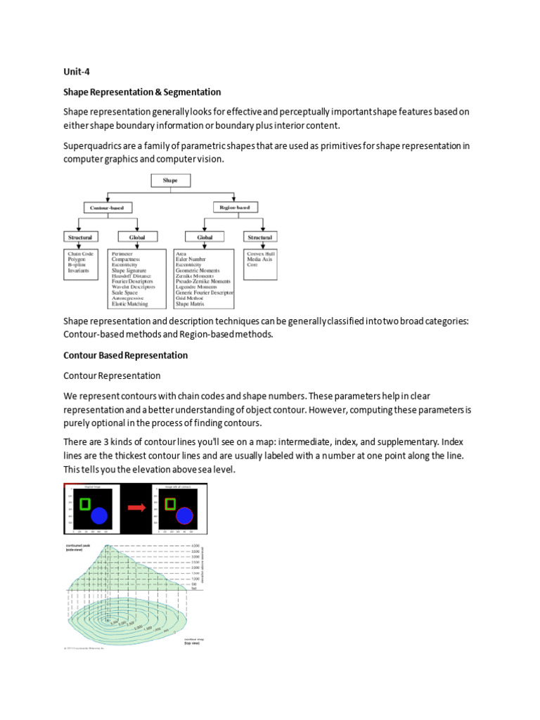 CV Unit-4 | PDF | Wavelet | Image Segmentation