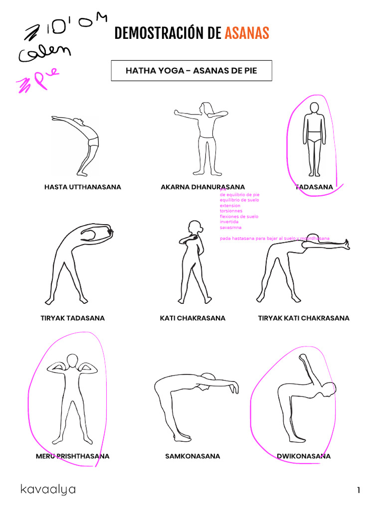 Asanas Guía | PDF | Yoga | Hatha Yoga