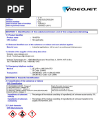 Chemset 101 Plus MSDS | PDF | Dangerous Goods | Allergy