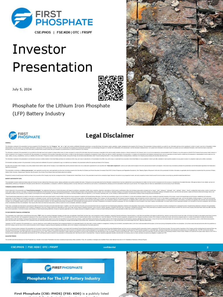 First Phosphate Deck_english | PDF