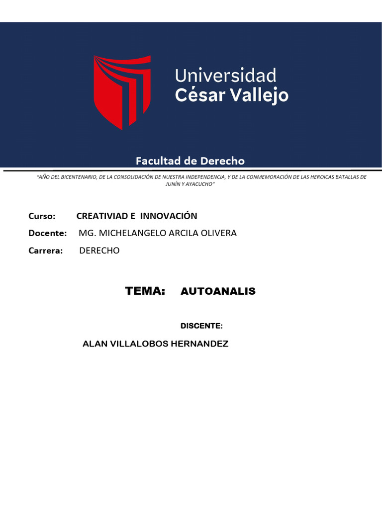 Guía de Autoanálisis para Derecho | PDF | Psicología cognitiva ...