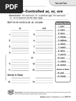 150-Bossy-R-Word-Lists-By-Syllable From | PDF