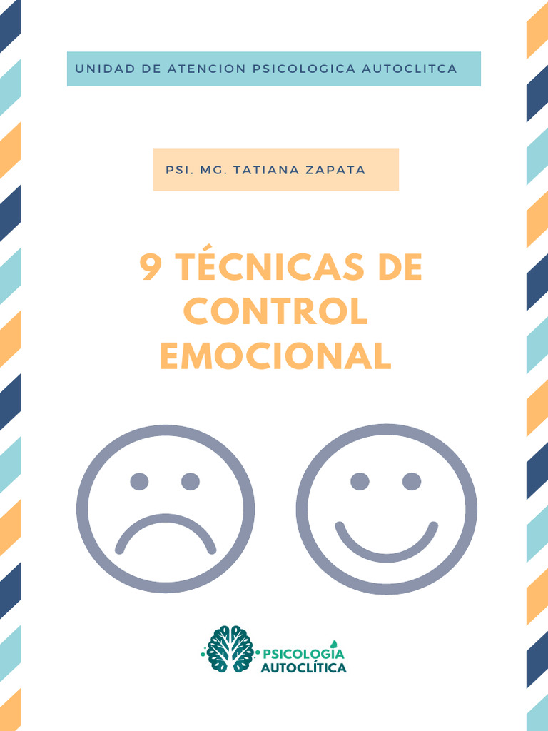 9 Técnicas de Control Emocional | Descargar gratis PDF | Las emociones ...