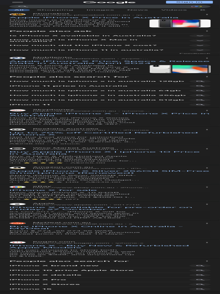 How Much Is Iphone X in Australia - Google Searcht | PDF | I Phone ...