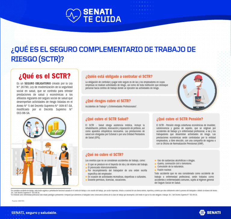 Que Es El Seguro Complementario de Trabajo de Riesgo SCTR | PDF