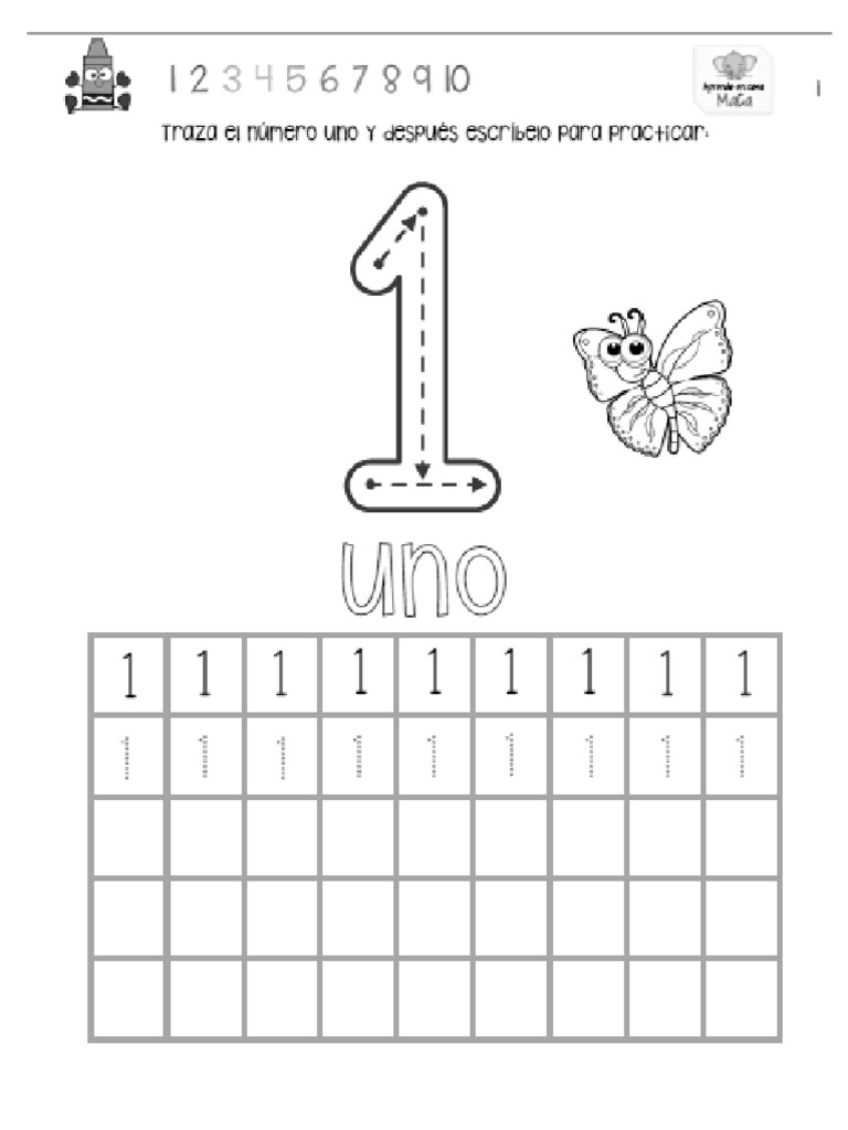 CUADERNILLO 1 Al 10 y Vocales Grupo | PDF