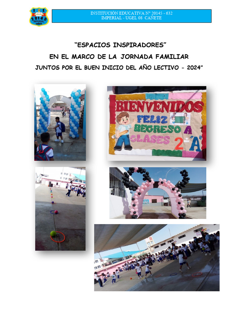 PLAN DE INICIO Y ESPACIOS INSPIRADORES | Descargar gratis PDF | Salón ...