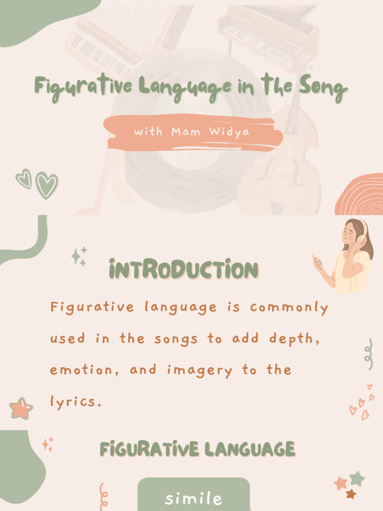 Figurative Language in Song Lyrics | PDF