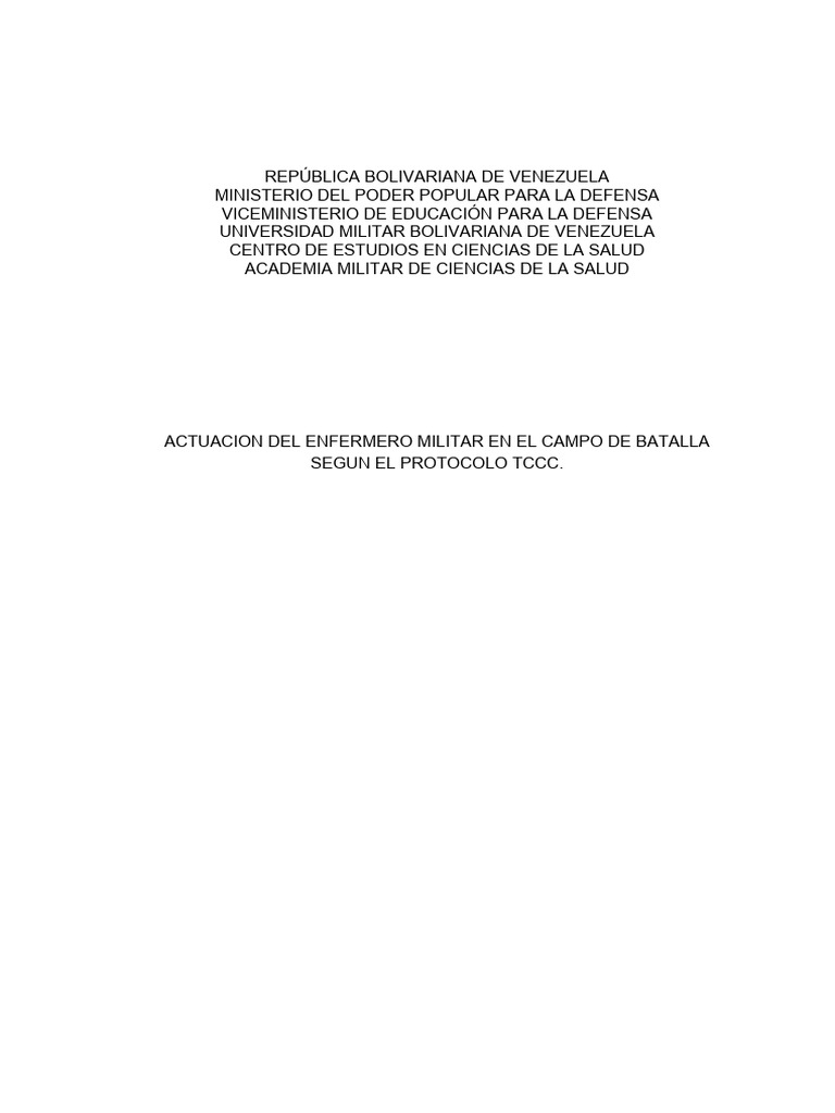 Capitulo I ... C.E.A.S. Ms (1) - 1 | PDF | Enfermería | Ciencia militar