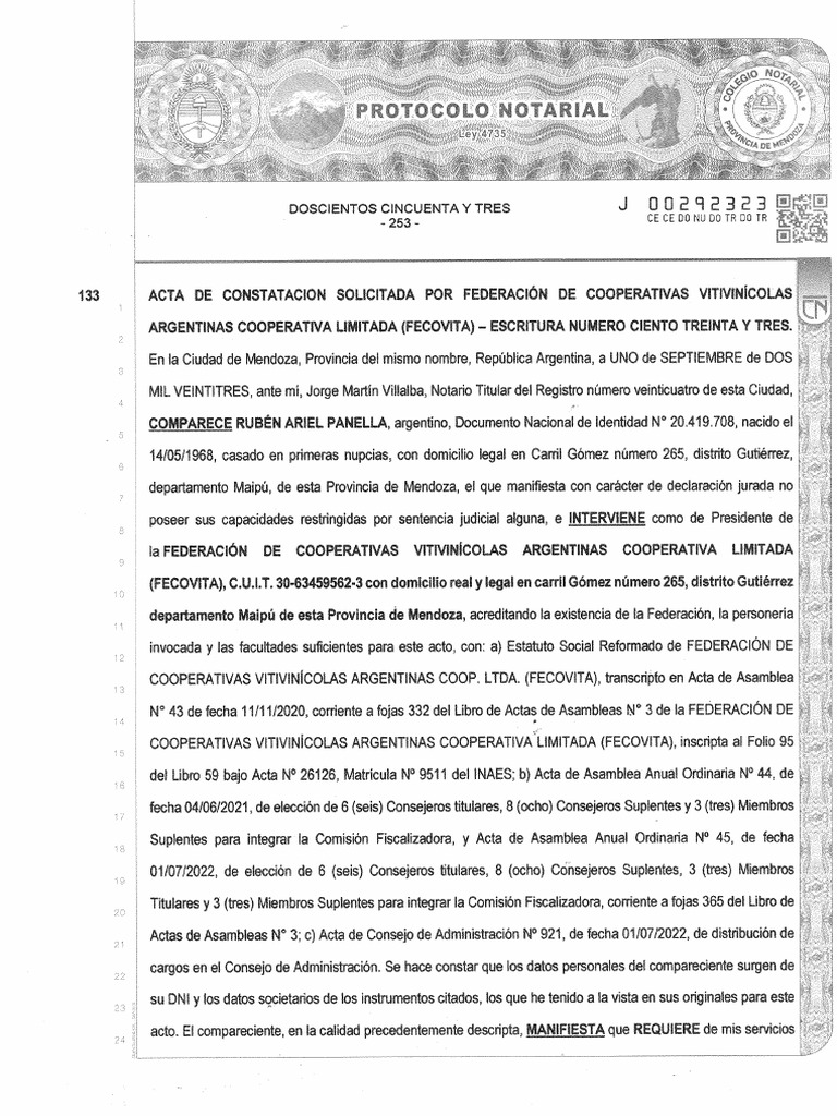 Acta m Villalba Balances Iberte | PDF