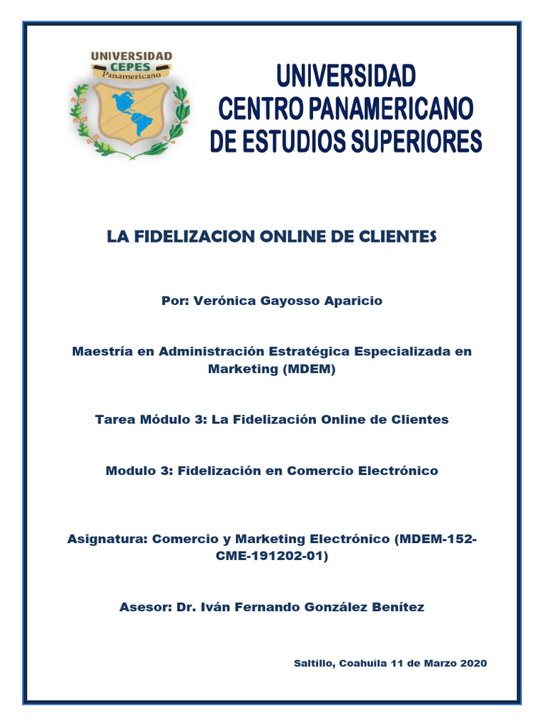Fidelizacion Online | PDF | Marketing | Internet