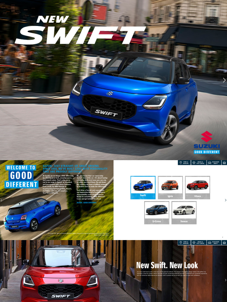 Suzuki Swift: Hybrid Features & Tech | PDF | Smartphone | Automotive ...