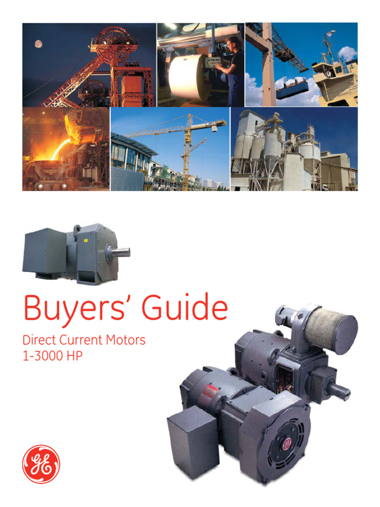 Buyers Guide Direct Current Motors | PDF | Electric Motor | Engines
