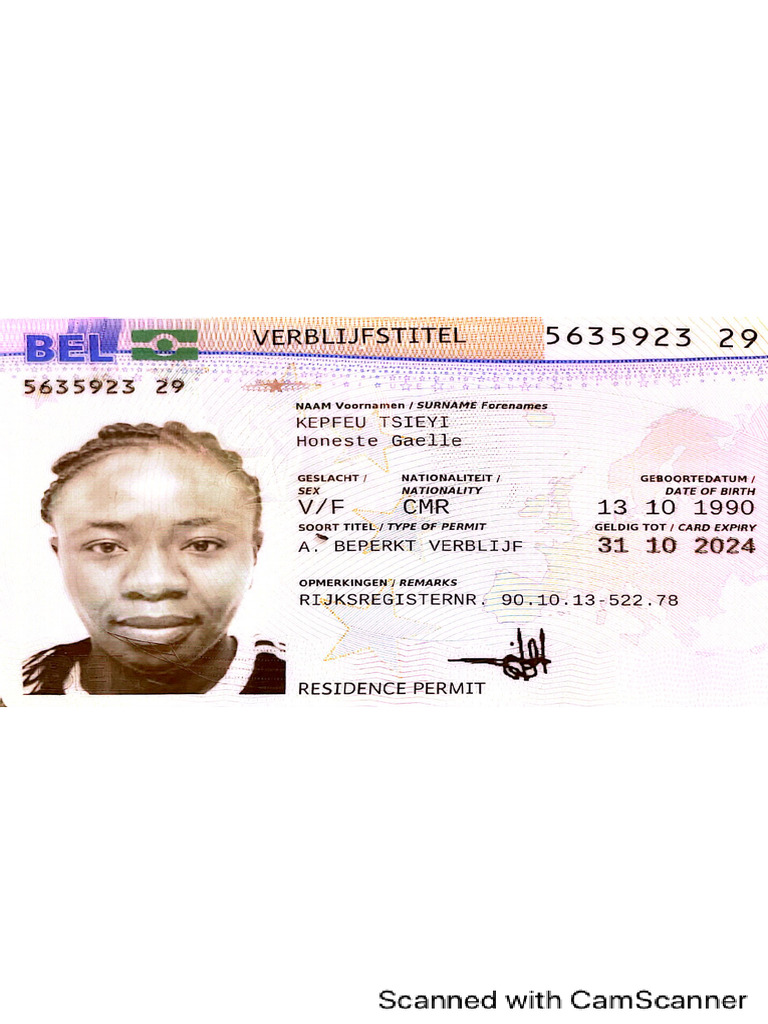 Carte D'identité Honeste | PDF