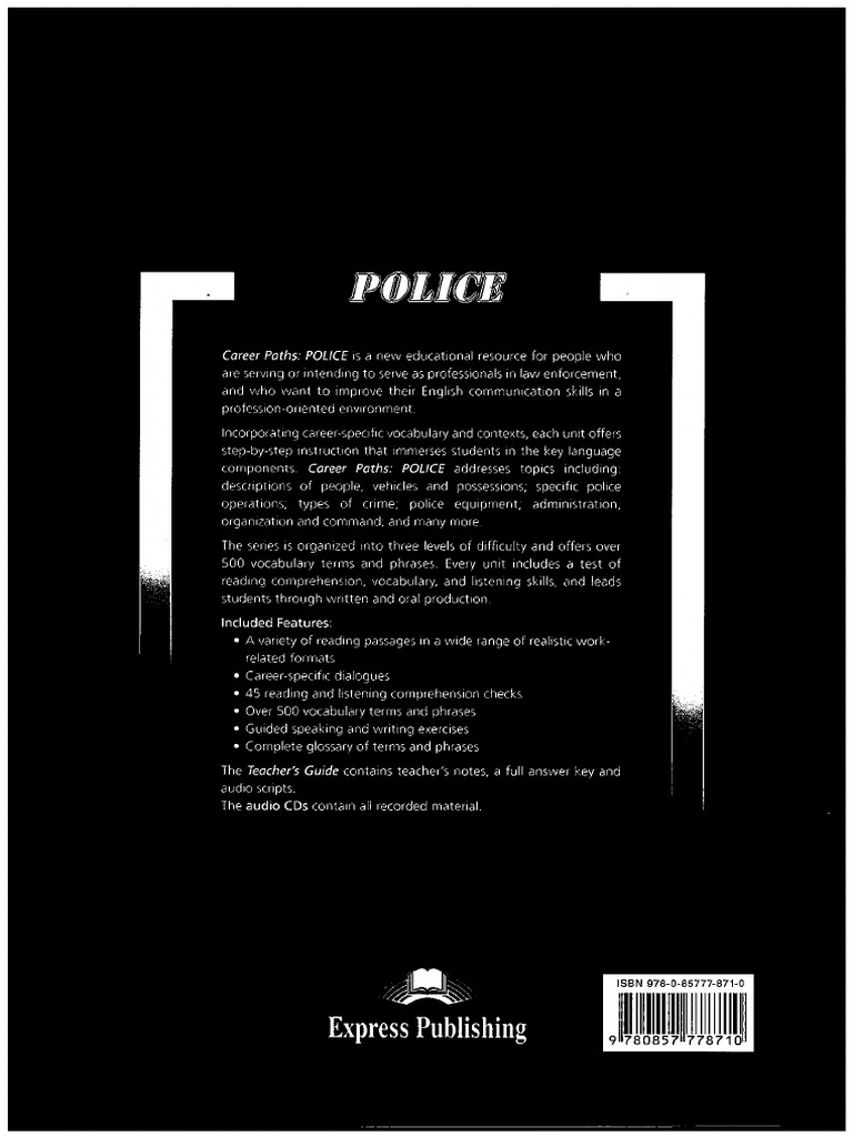 Police Officers Textbook | PDF
