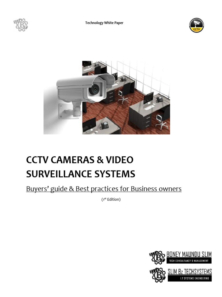 CCTV SECURITY CAMERA SYSTEMS - Buyers Guide Best Practices For Business ...