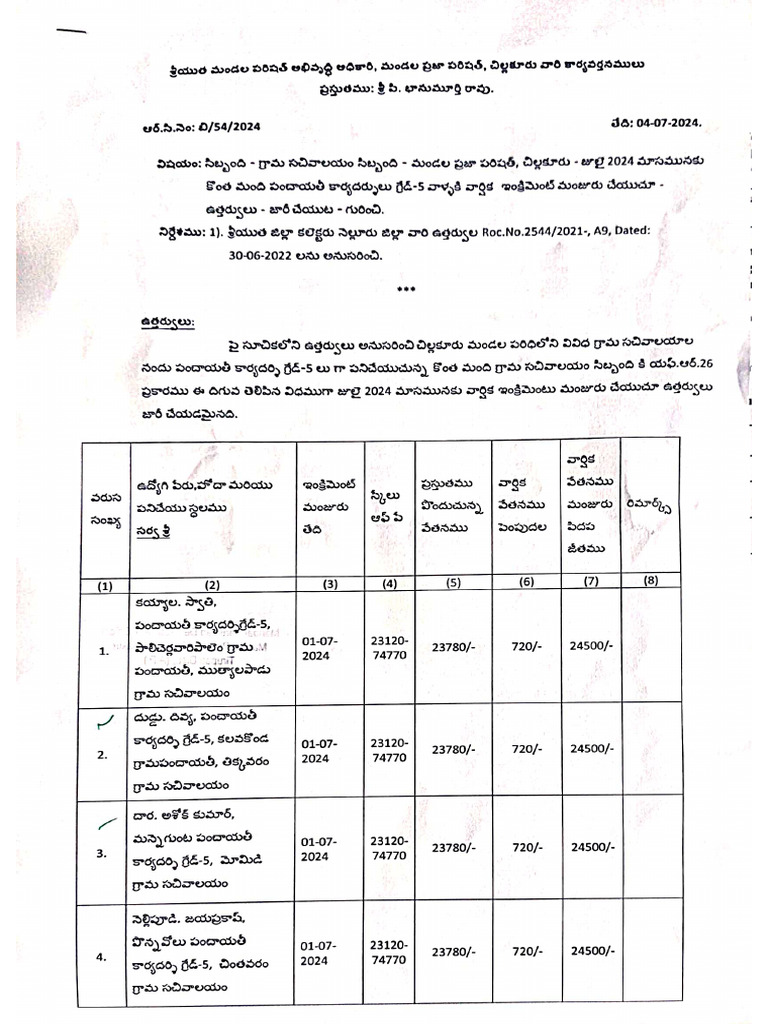PS, Grade V, Increment | PDF