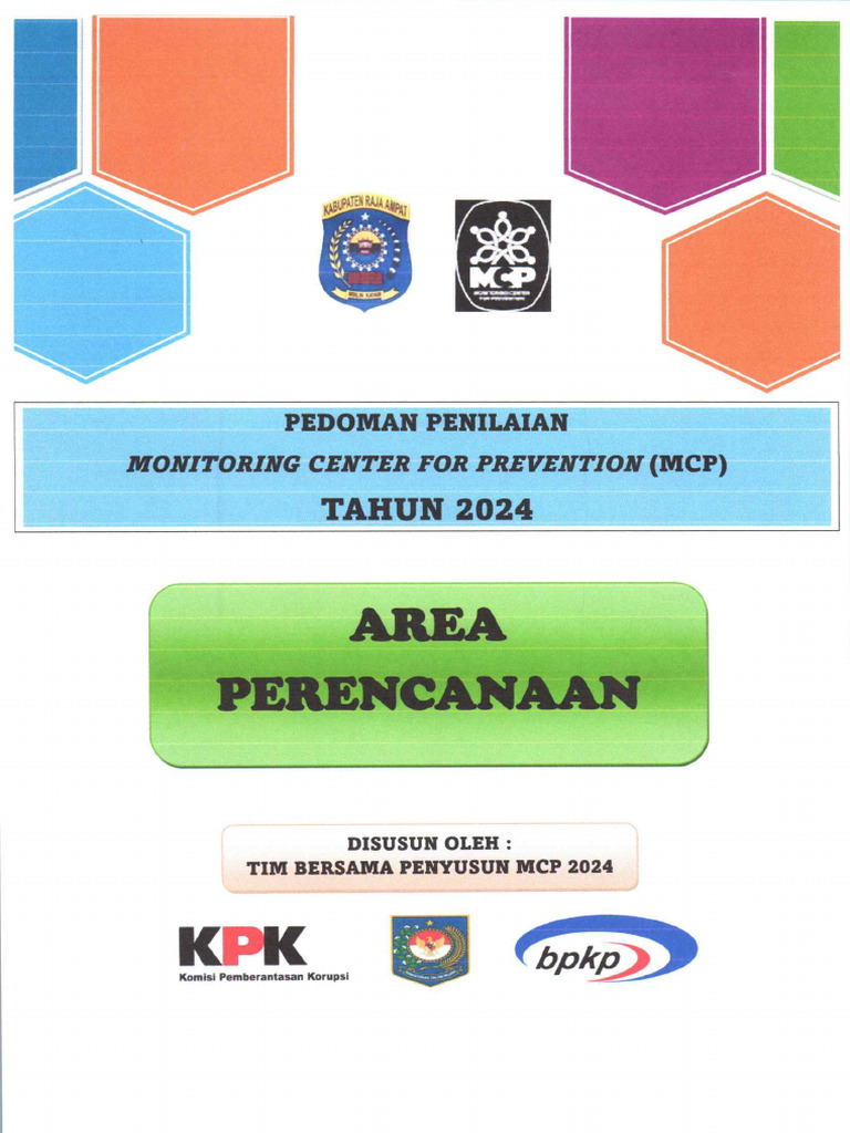 Pedoman MCP Area Perencanaan | PDF