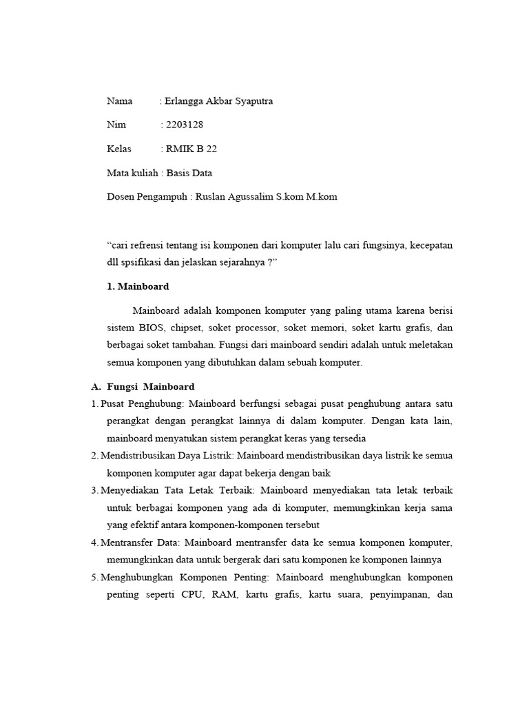 Tugas 1 Pak Ruslan Erlangga 128 | PDF