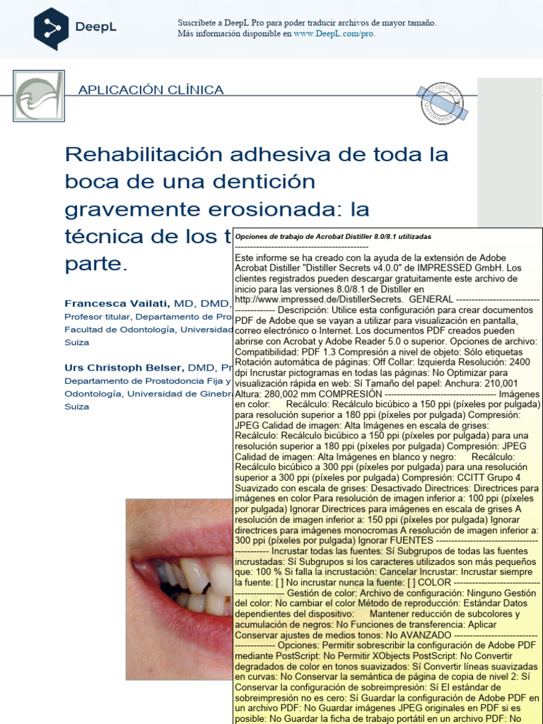 Vailate - Parte 1 Es | Descargar gratis PDF | Odontología | Boca