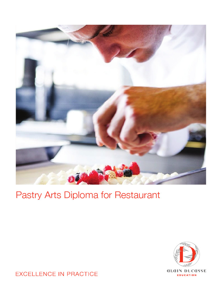 Pastry Arts Diploma-Brochure | PDF | Desserts | Cakes
