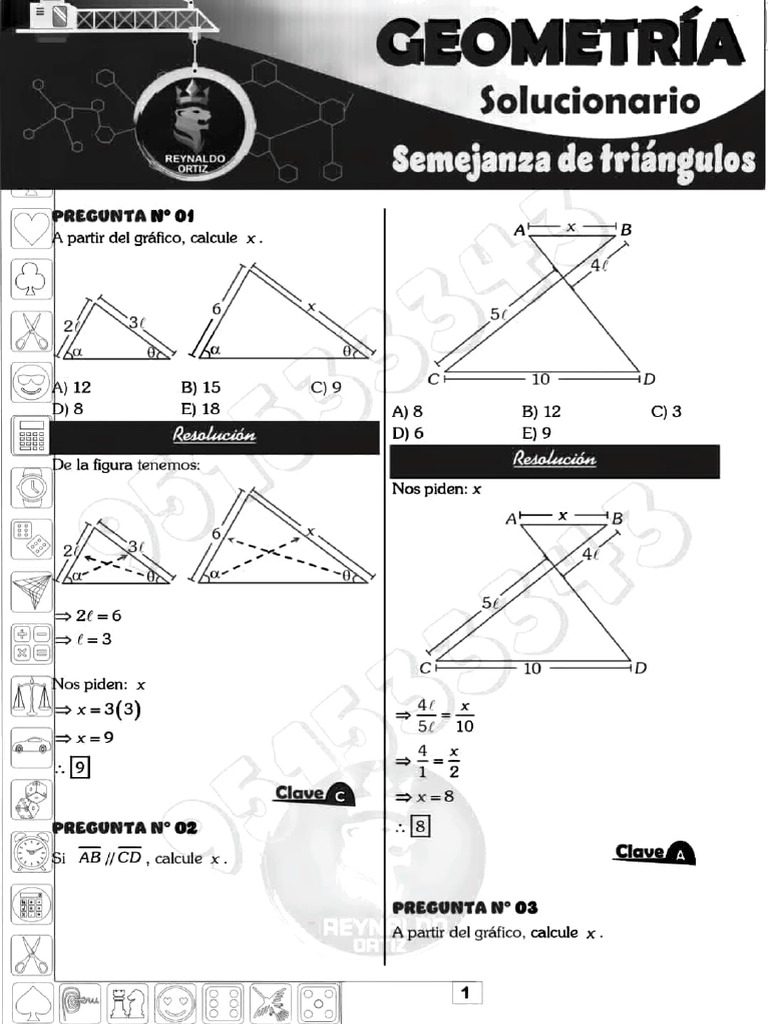 Geometría Problema Resuelto | PDF