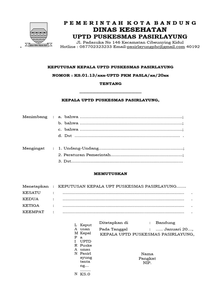 Lampiran Master Surat Juli 2024 | PDF