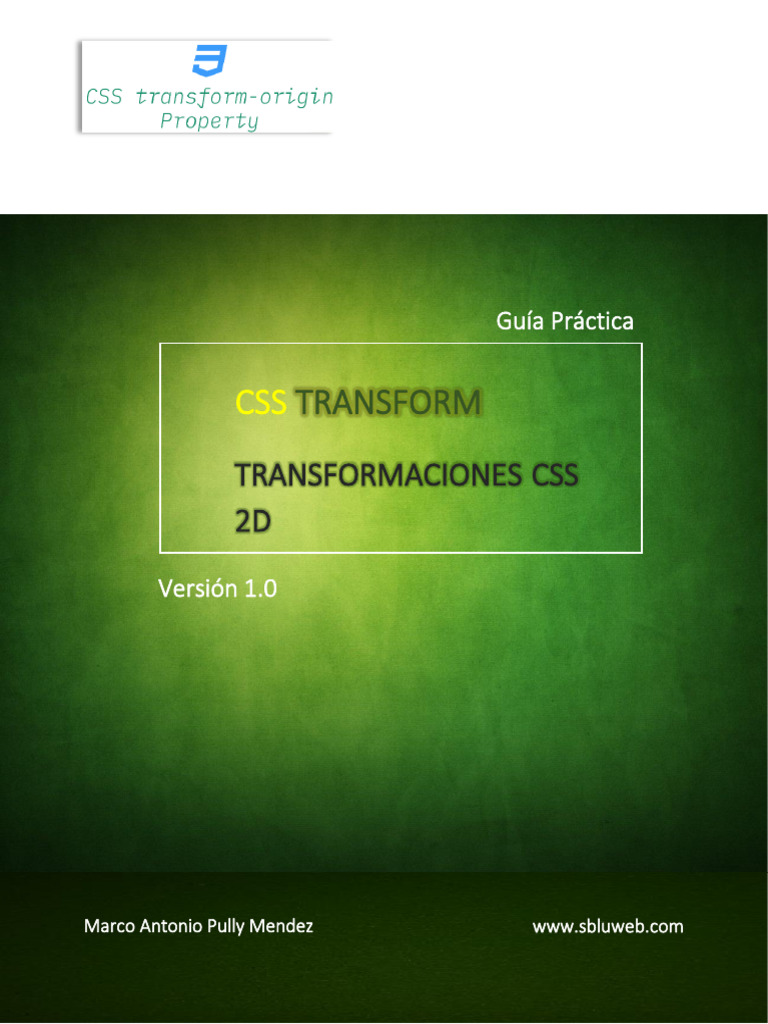 4 - Transformaciones - CSS | PDF | Sistema de coordenadas Cartesianas ...