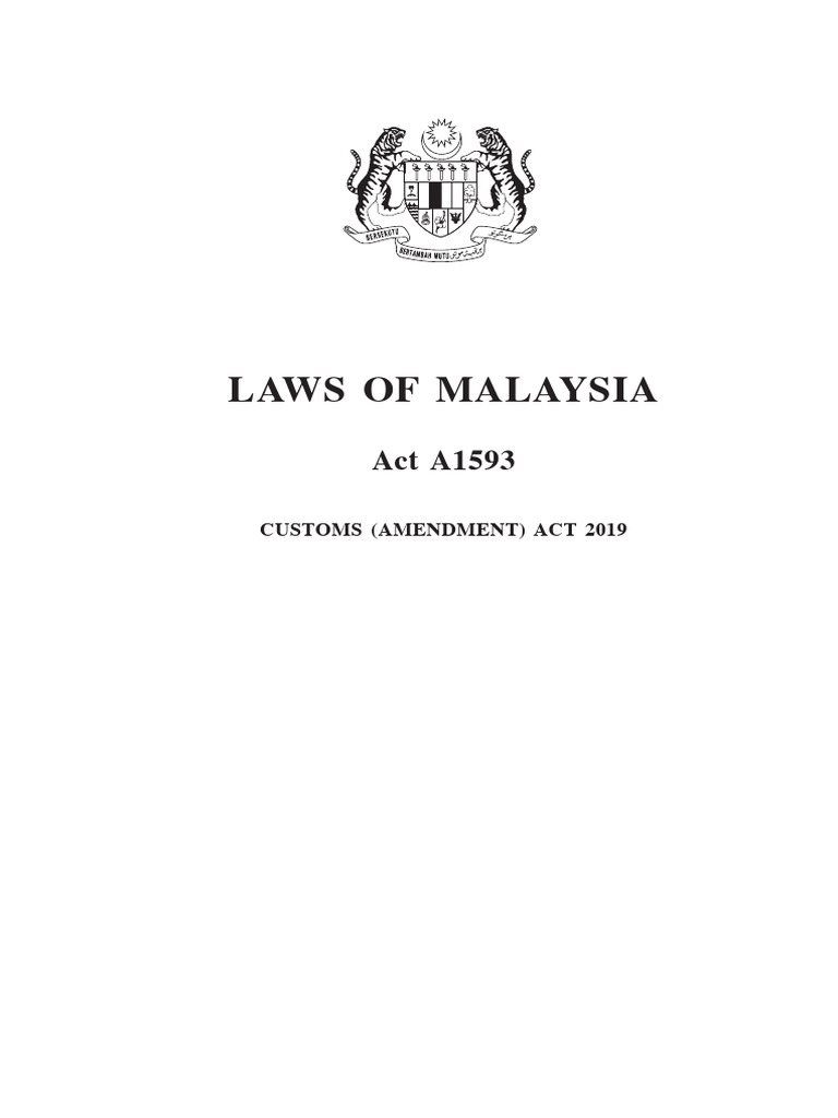 Customs Amendment Act 2019 Overview | PDF | Fee | Customs
