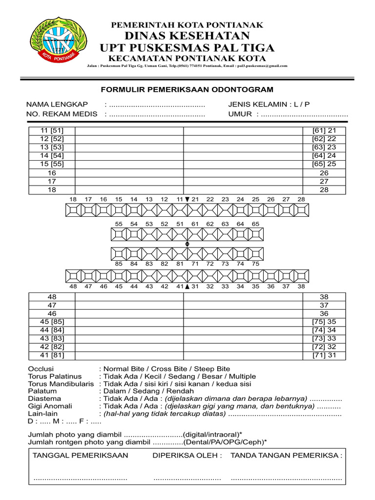 F4 Anestesi Dan Odontogram | PDF