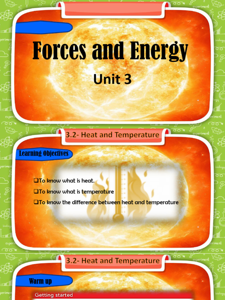 3.2 Heat and temperature (updated) | PDF | Heat | Temperature