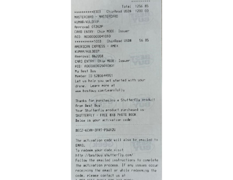 Invoice Kuldeep Mini 4pro Drone | PDF