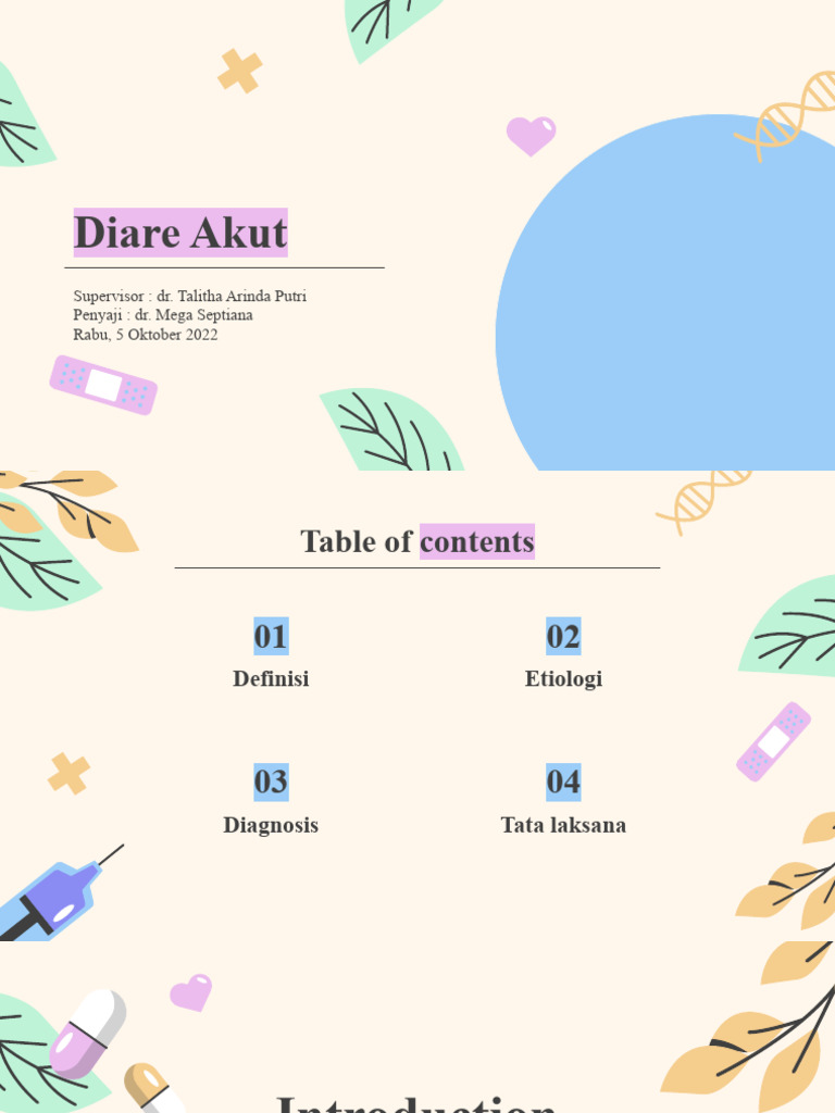 Tentiran Diare Akut - Mega | PDF | Kesehatan Holistik