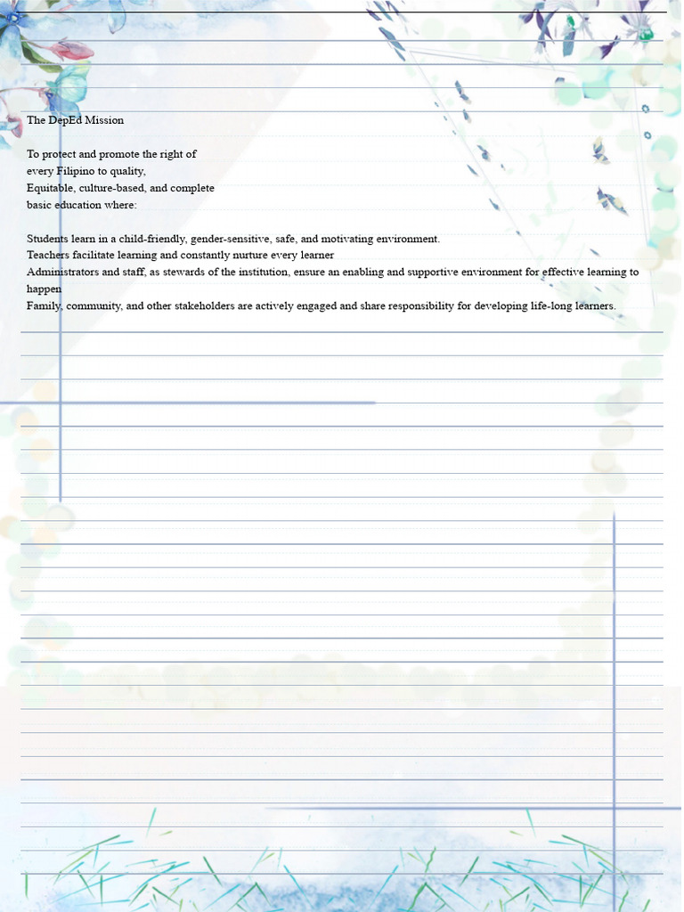 Fresh Blue Letter Paper-WPS Office | PDF