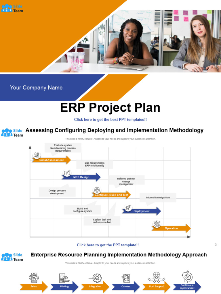 ERP Project Plan | PDF | Enterprise Resource Planning | Software Development Process