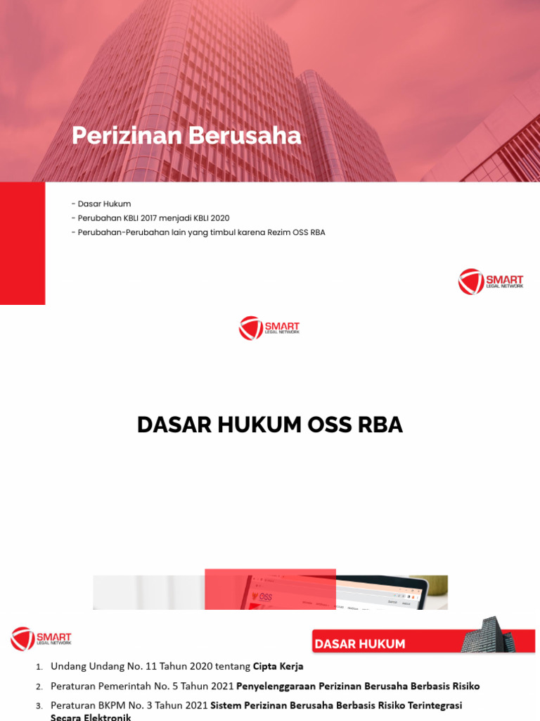 Perizinan Berusaha OSS RBA 2023 | PDF