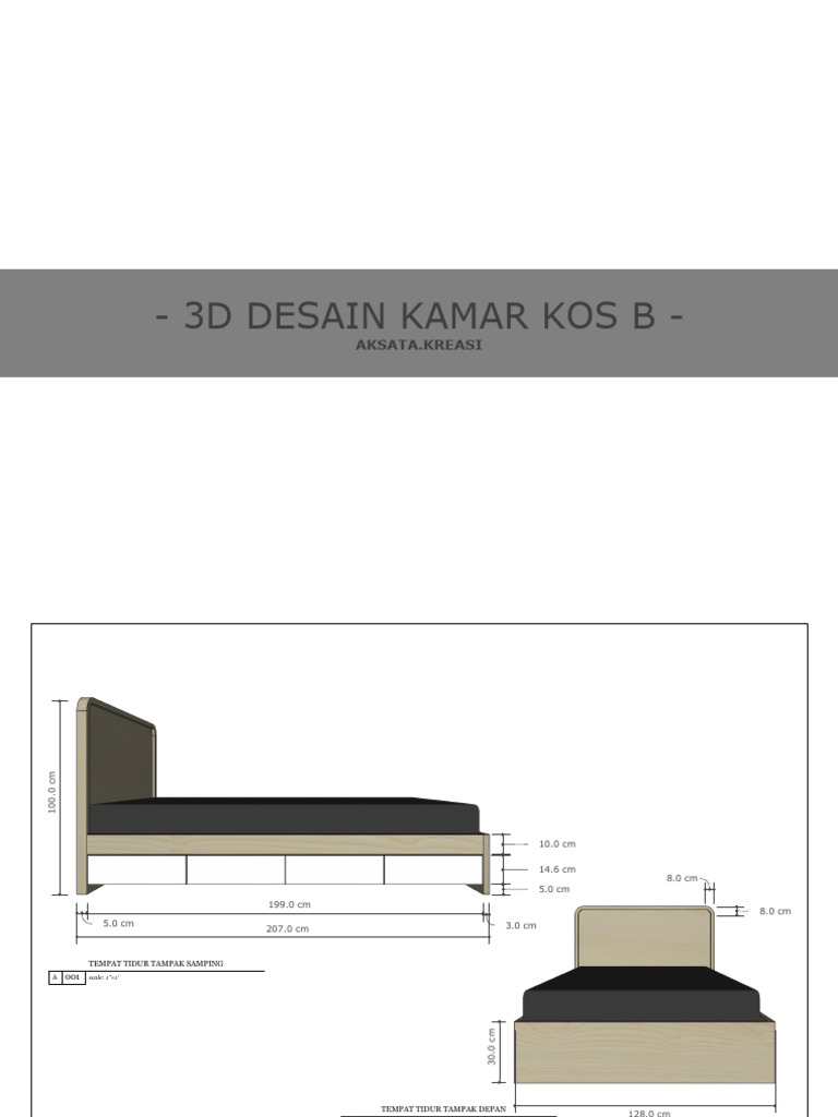 Revisi Kos Bandung Kamar B | PDF