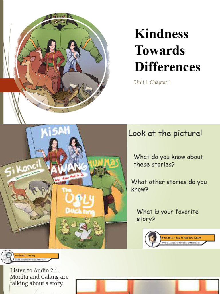 Unit 1 Ch. 1 - Kindness Towards Differences | PDF | Home & Garden ...