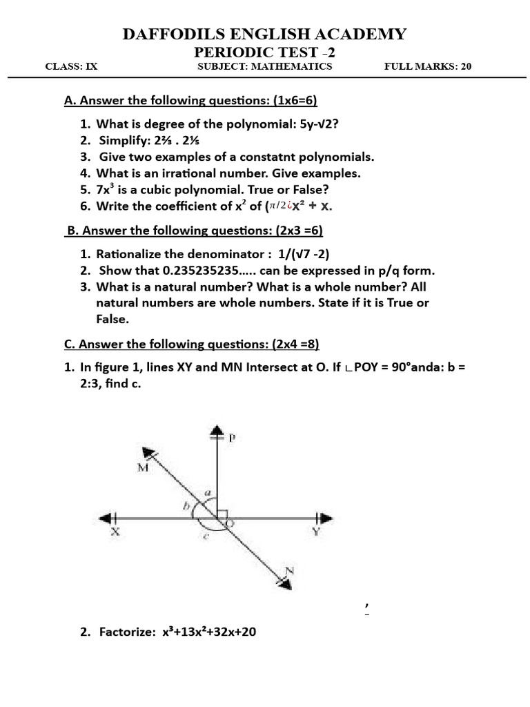 Class IX Maths | PDF