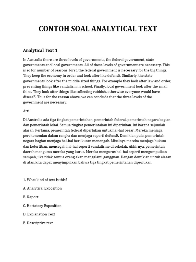 Contoh Soal Analytical Text | PDF | Formaldehyde | Pesticide