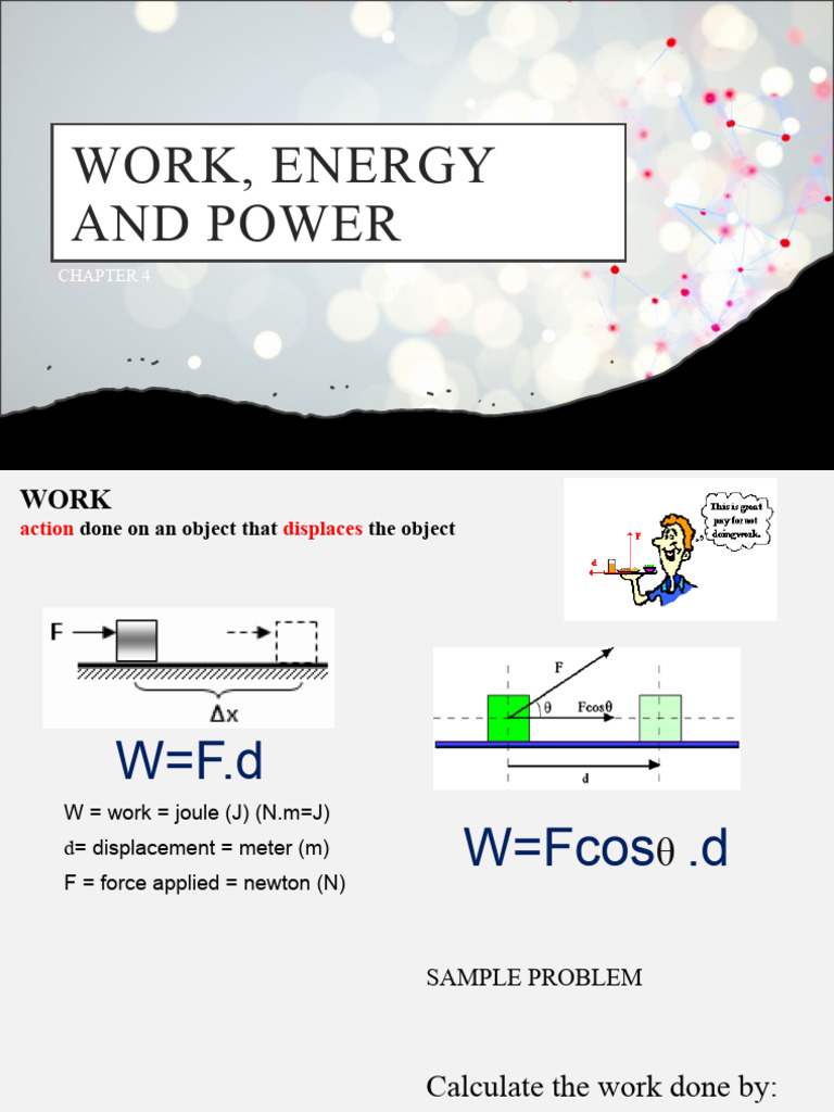 Chapter 4 Work Energy and Power Impulse | PDF | Collision | Force