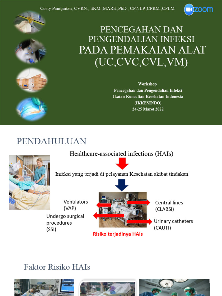 Pencegahan Infeksi Pemakaian Alat | PDF | Pengembangan Diri | Sains & Matematika